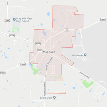 Magnolia Tx Zip Code Map - Map